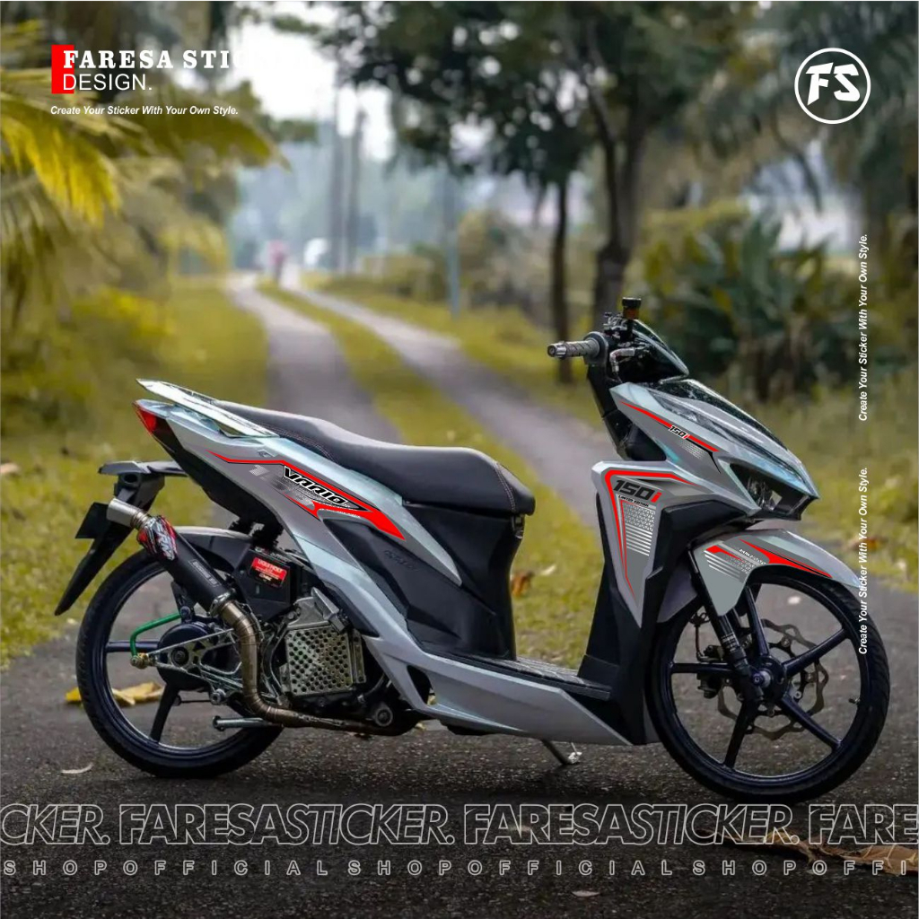 Jual F16 Striping HONDA VARIO 150 | sticker Variasi HONDA VARIO 150 ...