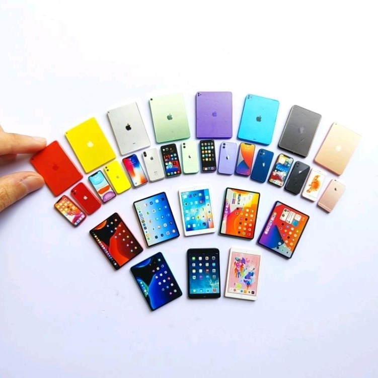 Jual Miniatur 1/12 Handphone Tablet Iphone Ipad Hp Set - Nendoroid YMY ...
