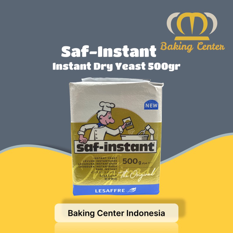Jual Saf-Instant Dry Yeast 500 gr / Pengembang Roti Saf-Instant 500gr ...
