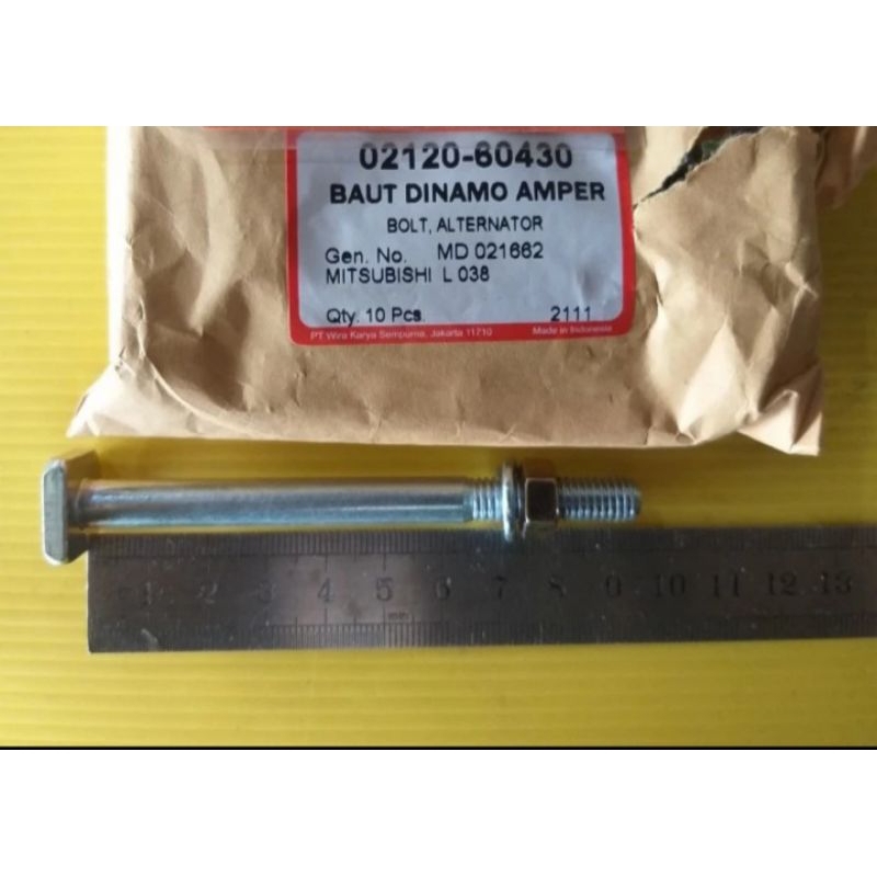 Jual Baut Dinamo Amper Alternator L300 Diesel 8x95 mm kunci 12 pala ...