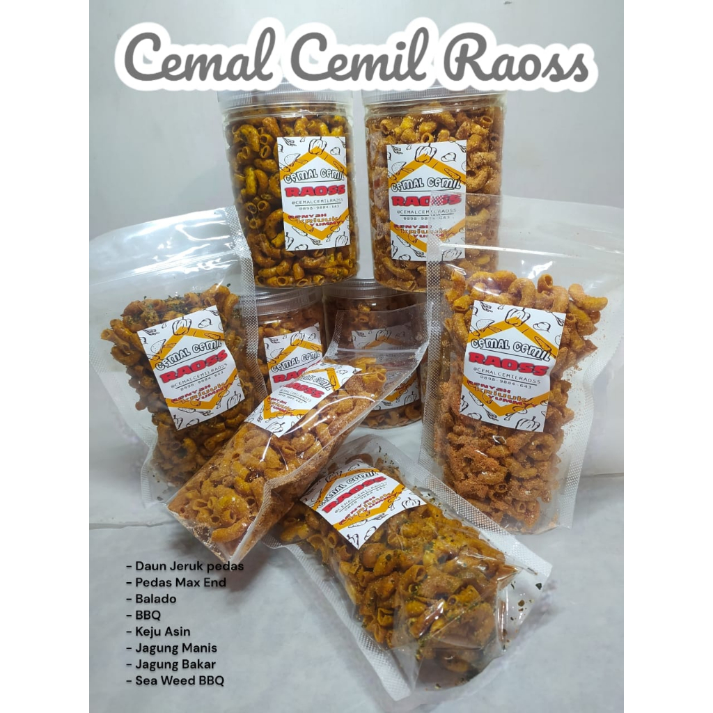Jual CEMILAN MAKARONI KRIUK, RENYAH, YUMMY | Shopee Indonesia