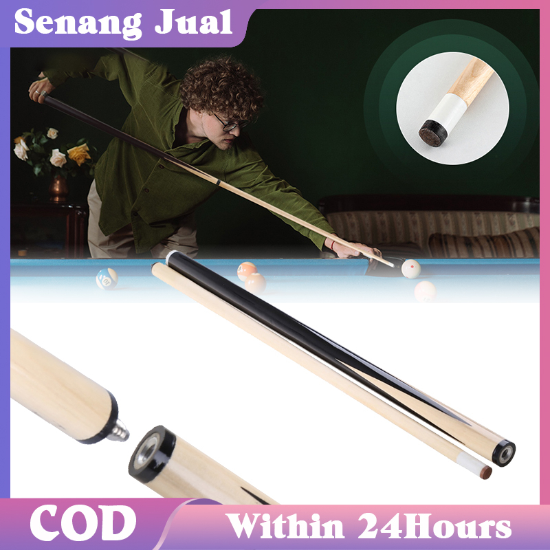 Jual 145cm Kayu Putih Ramin Cue Break Biliard Stik Billiard Sambung 2 ...