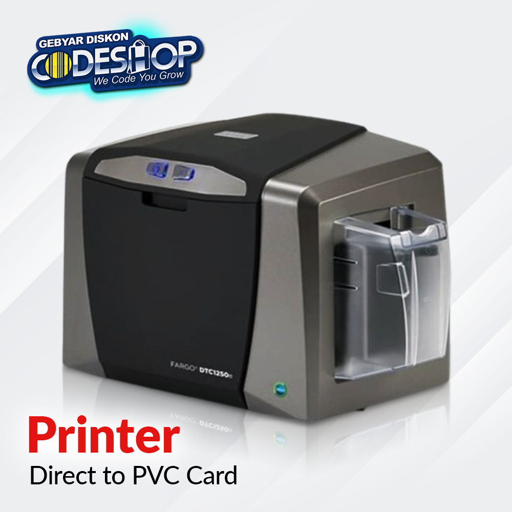 Jual Fargo DTC-1250e ID Card Printer Single Side Cetak Kartu PVC 300dpi ...