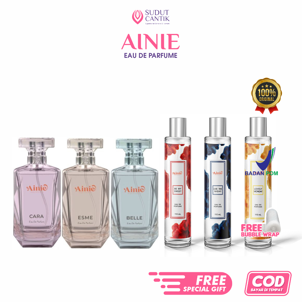 Jual Sudut Cantik - AINIE Eau De Parfum | Be My Sweet | Live The Night ...