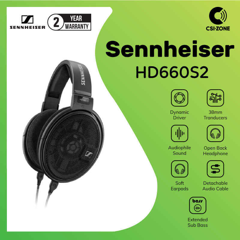 Jual Sennheiser HD660S2 / HD 660S2 Audiophile Hi-Fi Open Back Headphone | Shopee Indonesia