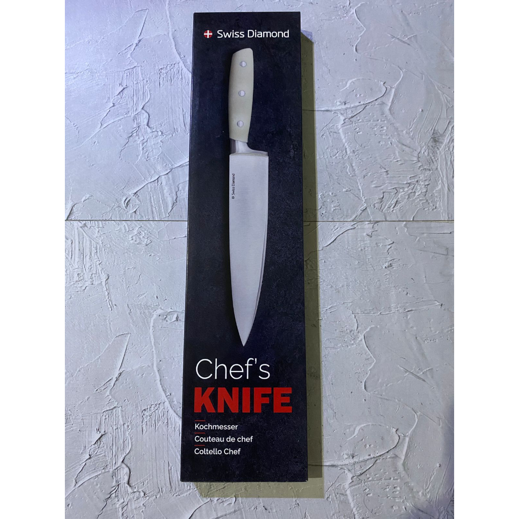 Jual SWISS DIAMOND CHEF'S CHEFS KNIFE 20 CM | PISAU | Shopee Indonesia
