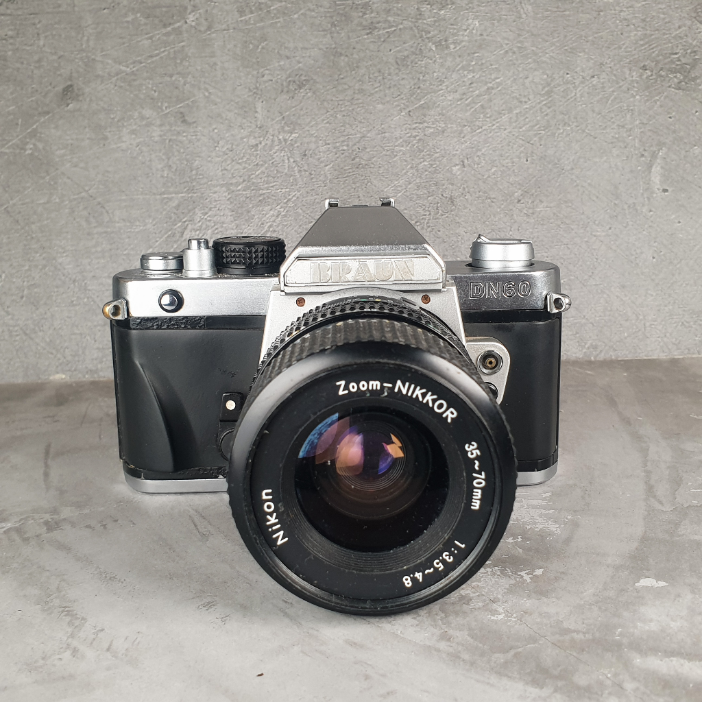 Jual BRAUN DN - 60 + lensa Nikon 35-70 LIKE NEW !! KAMERA FILM ANALOG ...