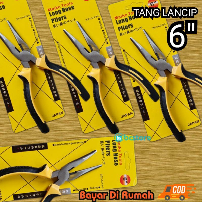 Jual TANG KOMBINASI LANCIP 6INCH POTONG BUAYA MERK MAIKE TOOLS | Shopee ...