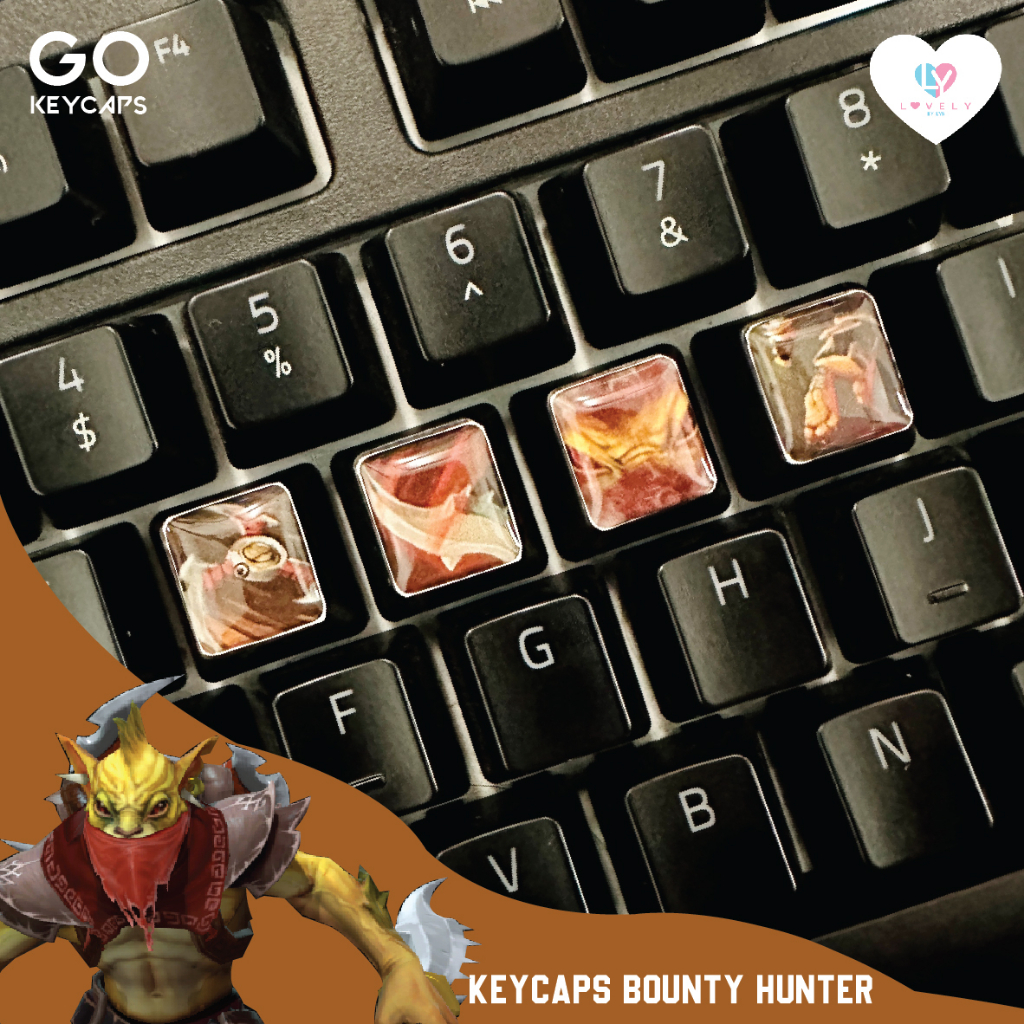 Jual Keycaps PBT Dota 2 Bounty Hunter Ability | GO KEYCAPS | Shopee ...