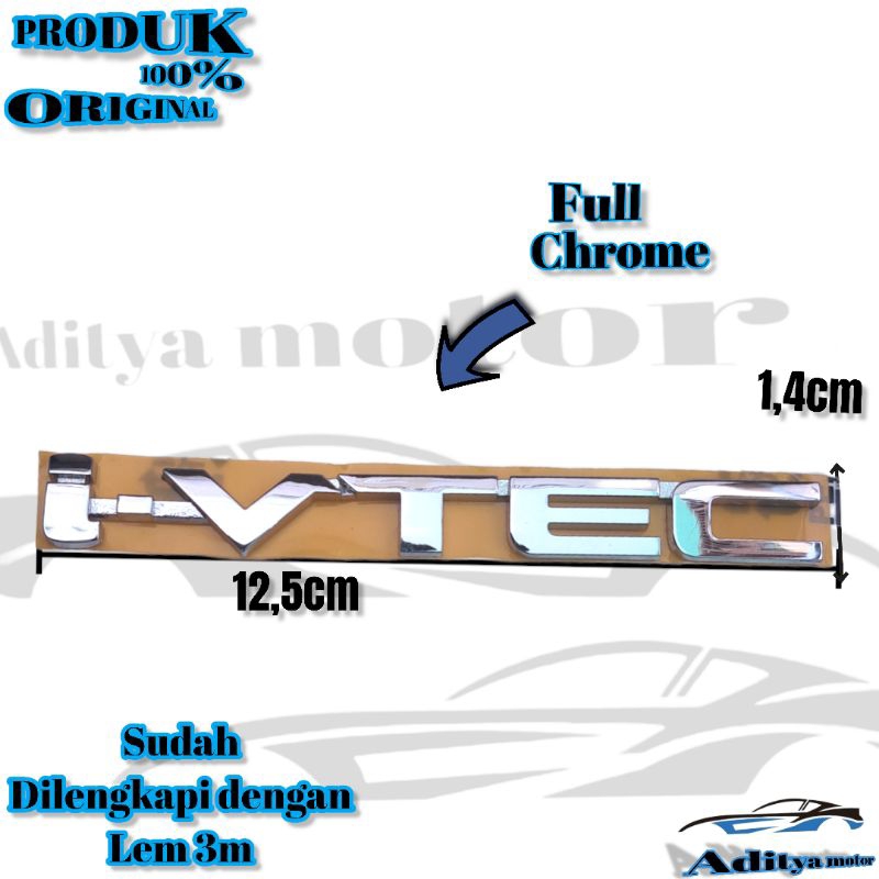 Jual emblem tulisan ivtec Logo lambang i-vtec original product | Shopee ...