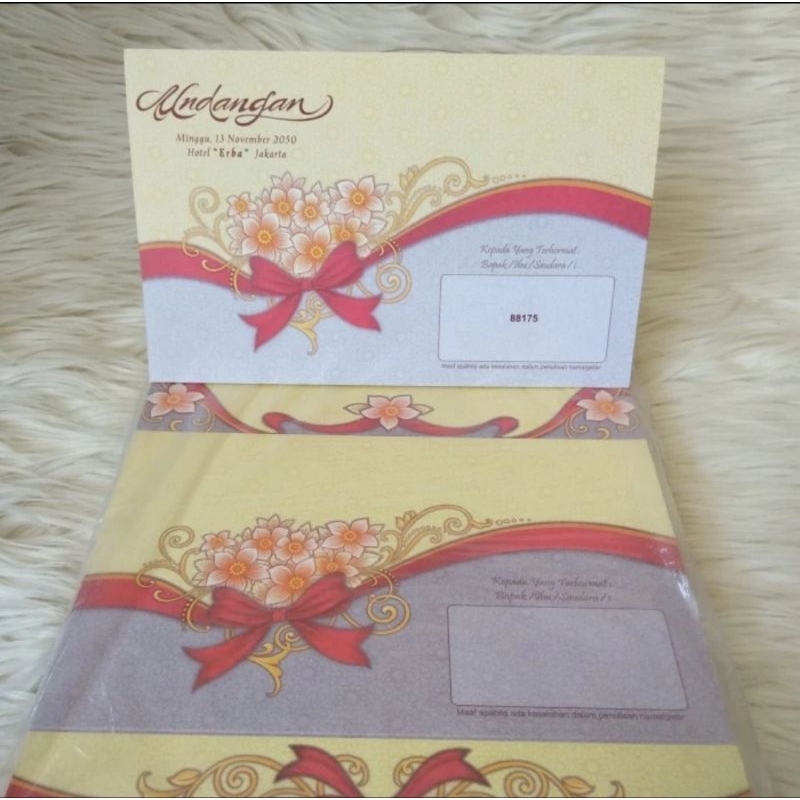 Jual ERBA 88175 ERA BARU Blangko Undangan Nikah Pernikahan | Shopee ...