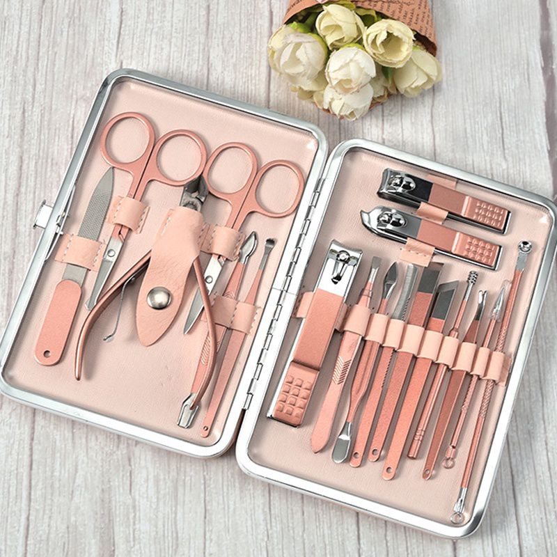 Jual Set Gunting Kuku Set Menicure Pedicure Premium Profesional 18 in 1 ...