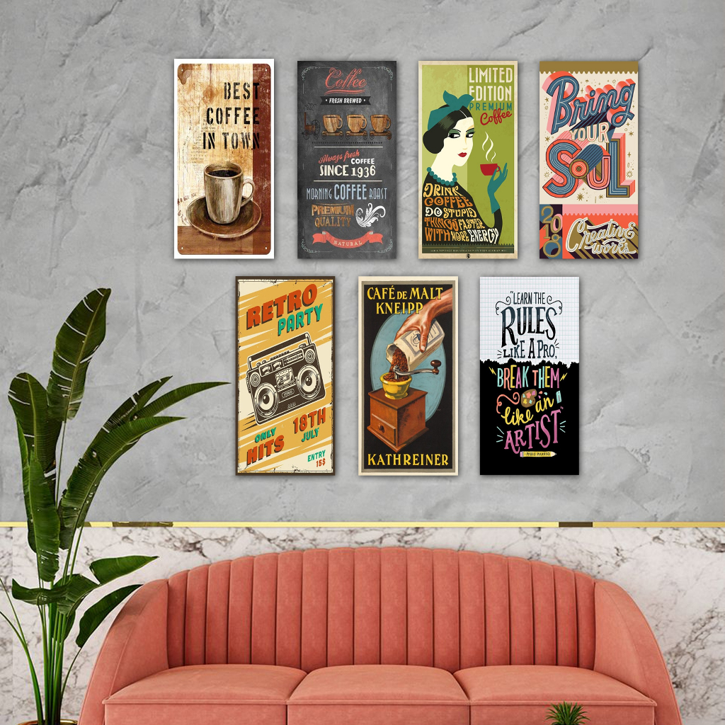 Jual 013/20x40cm/gambar/hiasandinding/walldecor/poster/retro/jadul ...