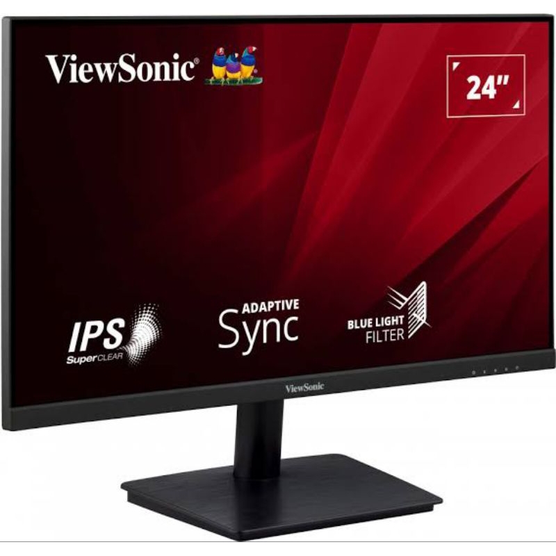 Jual LED PC Viewsonic VA2409 24" 75Hz FHD HDMI VGA Layar komputer 24 ...