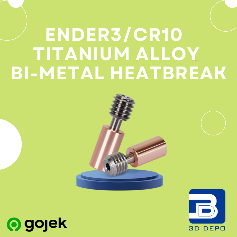 Jual Bi-Metal Heatbreak Titanium Alloy Copper Throat For Ender-3 S1 ...