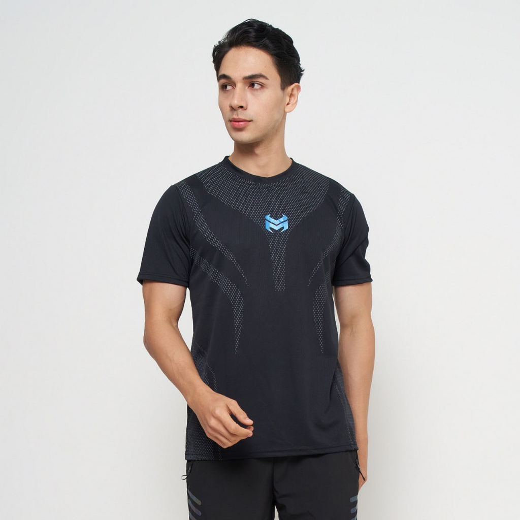 Jual Monexo Kaos Olahraga Lari Running Gym Fitness Sepeda Quick Dry Fit T-Shirt jersey training ...