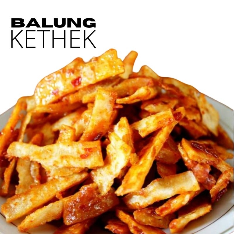 Jual Balung Kethek Keripik Singkong Balado 150 Gram Kemasan Thinwall ...