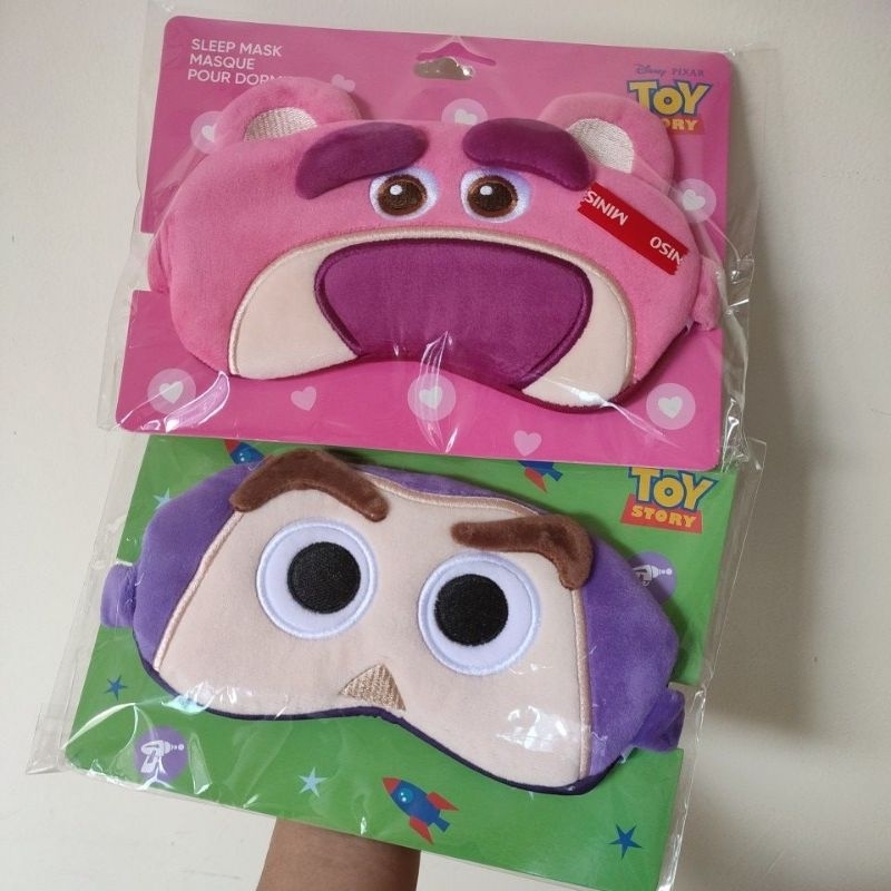 Jual MINISO SLEEP MASK DISNEY PIXAR TOY STORY LOTSO BUZZ LIGHTYEAR ...