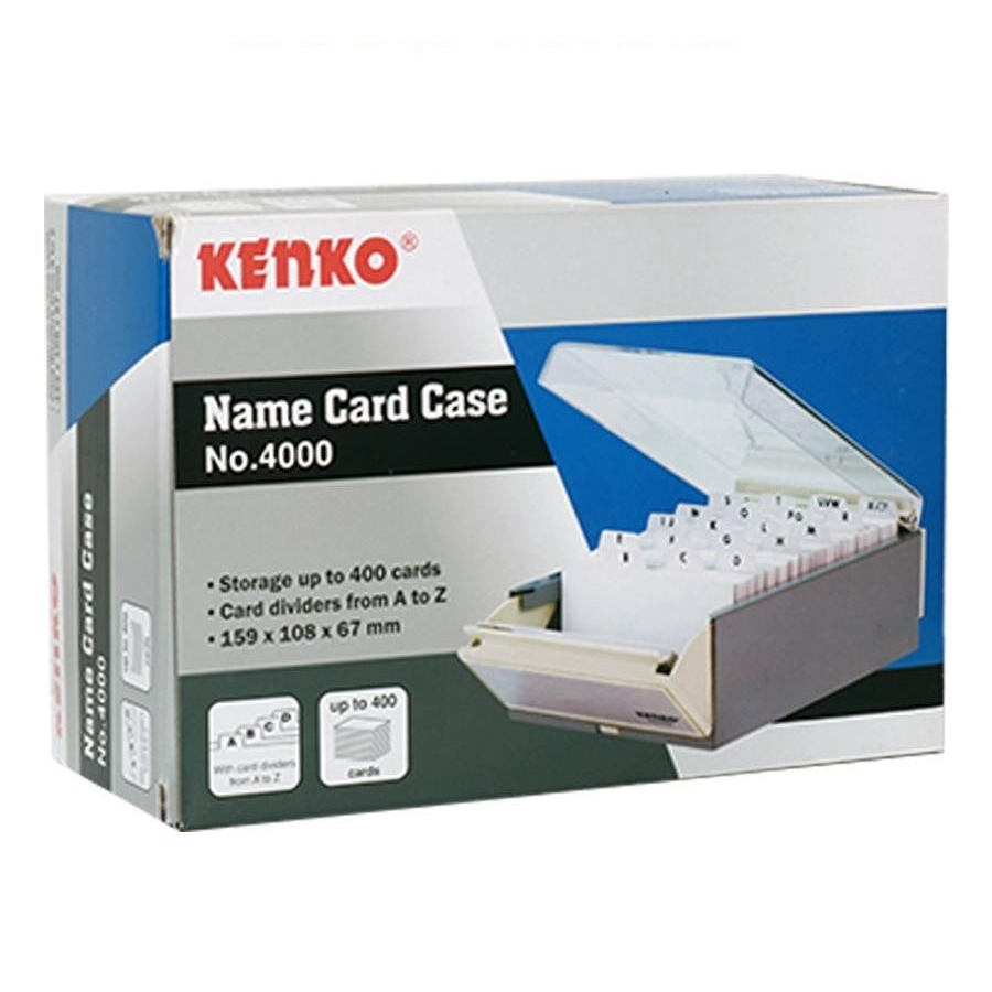 Jual NAME CARD CASE KOTAK KARTU NAMA WITH DIVIDERS FROM A TO Z KENKO ...