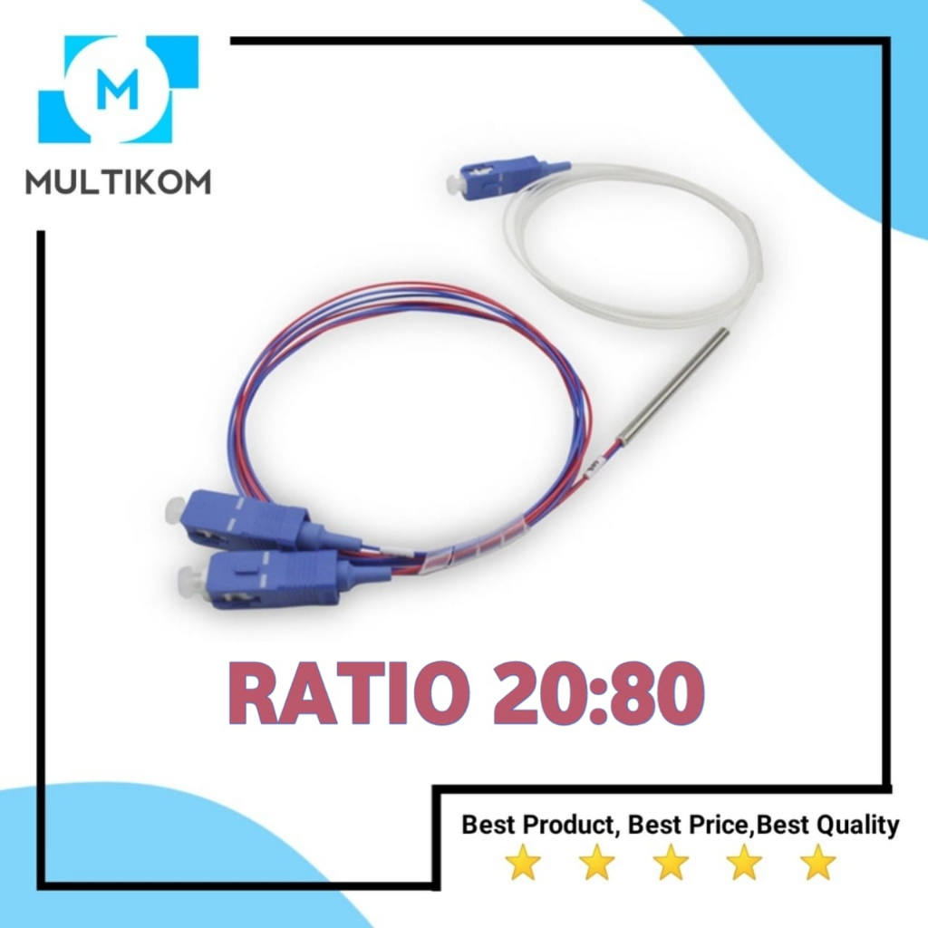 Jual Splitter Ratio/Rasio 20:80 FIber Optik | Shopee Indonesia