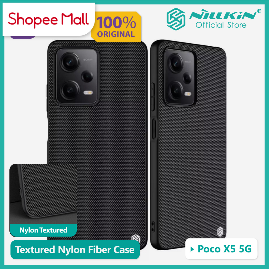 Jual Case Xiaomi Poco X5 5G Nillkin Textured Nylon Fiber Casing ...