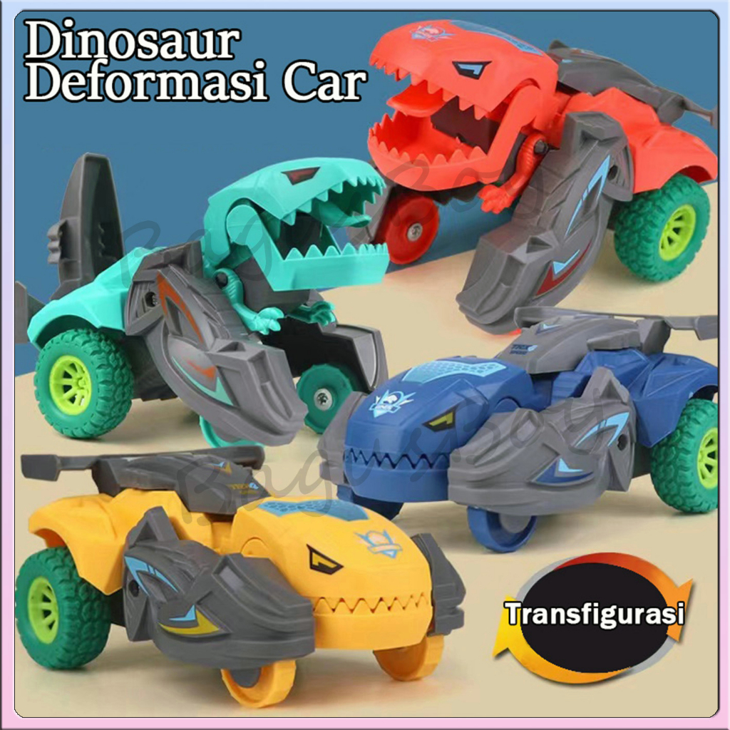 Jual Mainan Anak Mobil Dinosaur Deformasi Terbaru Car Dinosaurus ...
