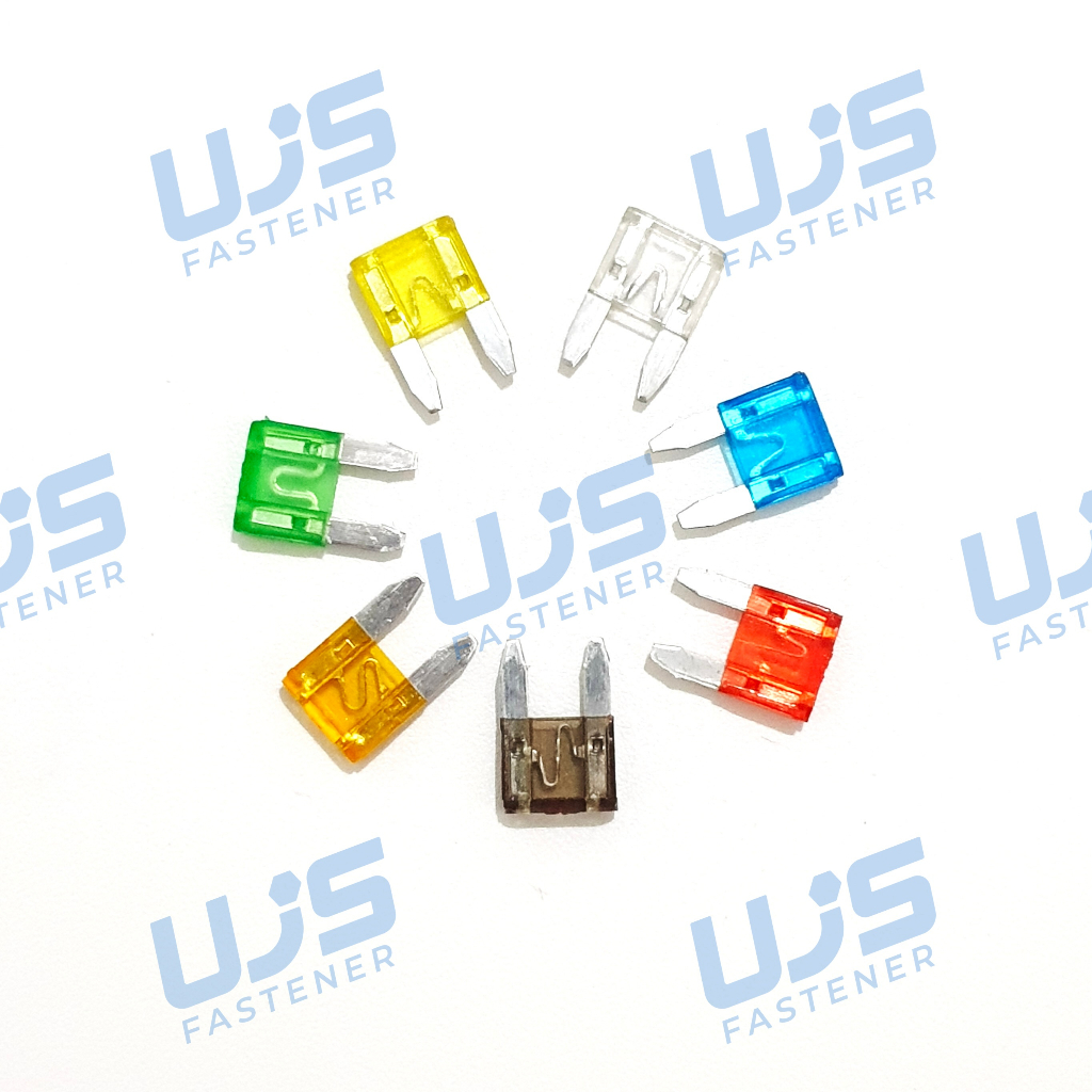 Jual Sekring Tancap Kecil 5A 7,5A 10A 15A 20A 25A 30A Fuse DX Sikring Mini Motor Mobil | Shopee ...
