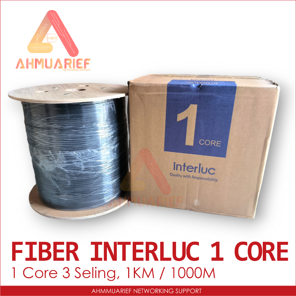 Jual KABEL CABLE DROPCORE DROPWIRE FO FIBER OPTIK MERK INTERLUC 1 2 4 ...