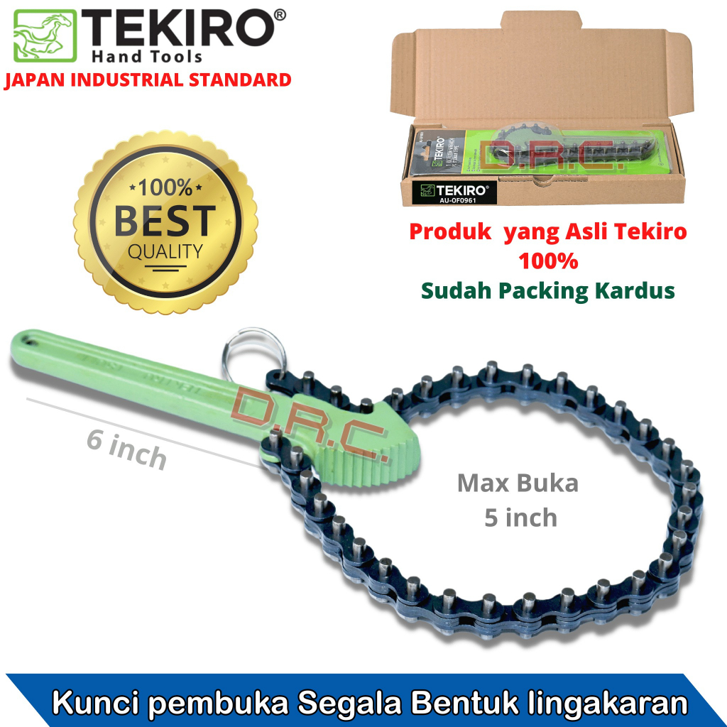 Jual Kunci Oli Filter Model Rantai 6 inch Tekiro AU-OF0961 | Shopee ...