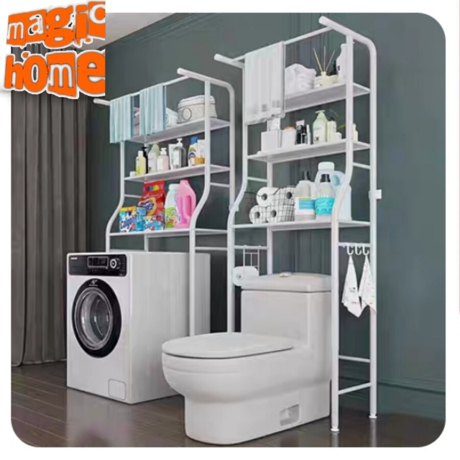 Jual Rak mesin cuci tingkat hanger washing organizer sabun softener ...