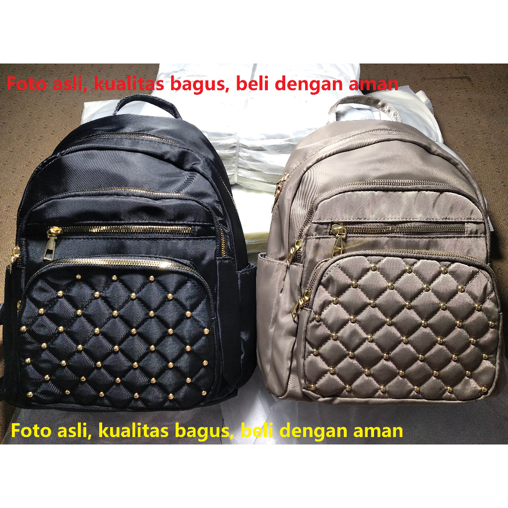 Jual Ransel wanita Nilon tas beg belakang perempuan beg sandang Cloth ...