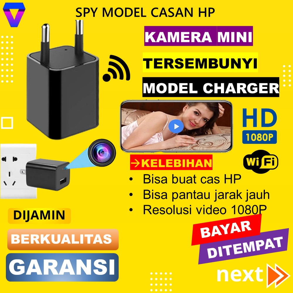 Jual KAMERA TERSEMBUNYI MINI TANPA KABEL TERHUBUNG HP SPY CAMERA CCTV KECIL MINI PENGINTAI ...