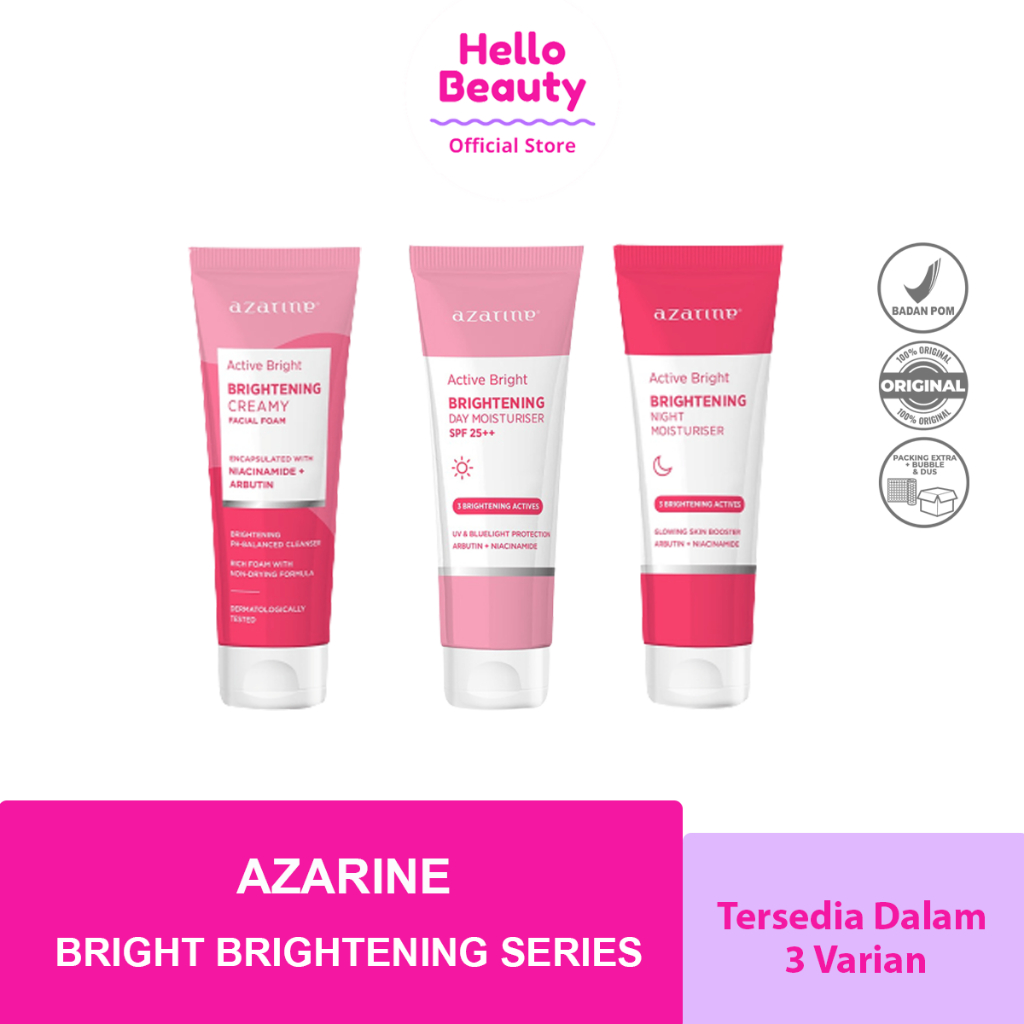 Jual Azarine Bright Day Moisturizer | Night Moisturizer | Creamy Facial ...