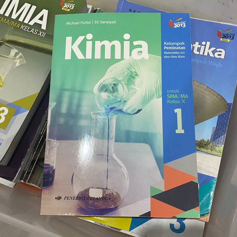 Jual KIMIA Kelas 10 X | Penerbit Erlangga | Michael Purba & Eti ...