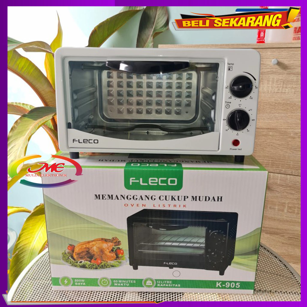 Jual Oven Listrik Fleco K-905 Electric Oven 12 Liter sni K905 ori | Shopee Indonesia