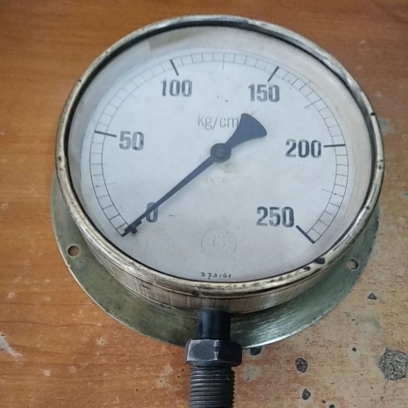 Jual pressure gauge 6" 0-250 kg/cm2 flange | Shopee Indonesia