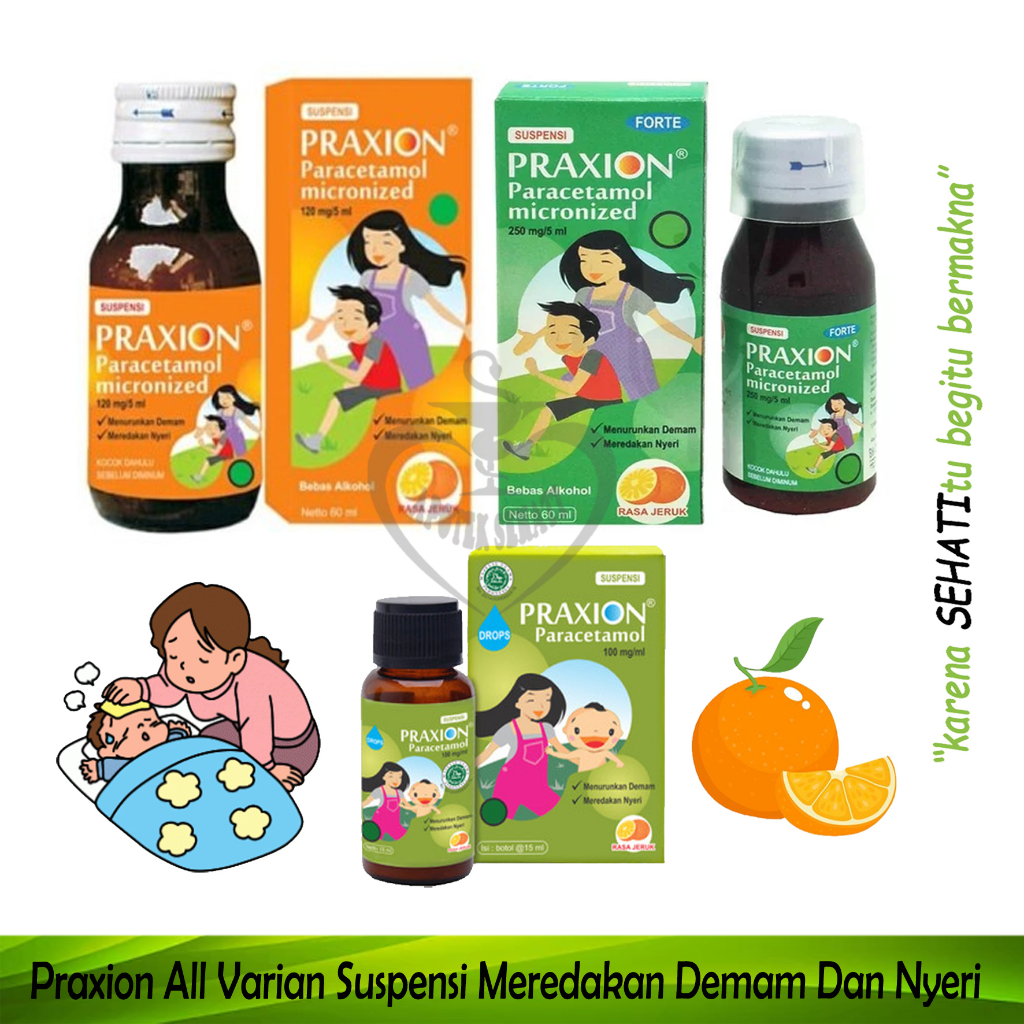 Jual Praxion Sirup Menurunkan Demam Anak Obat Drop Menghilangkan Nyeri ...