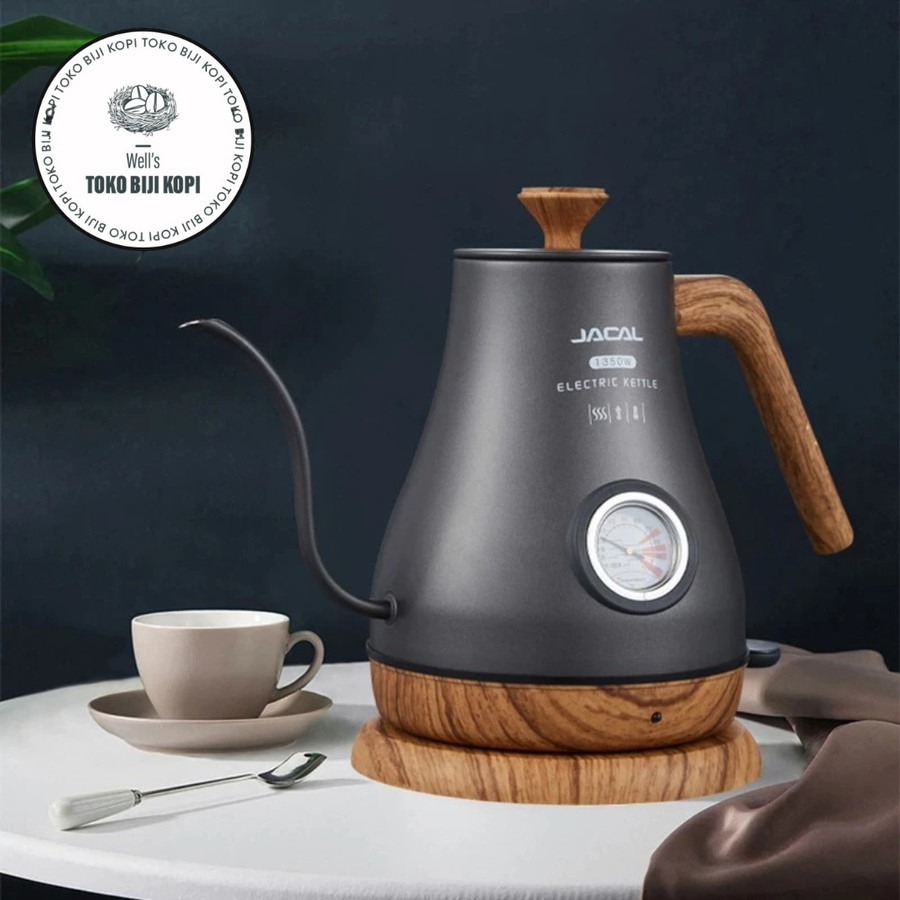 Jual JACAL TEKO PEMANAS AIR ELECTRIC POT GOOSENECK 1 L 800 W GL-205 ...