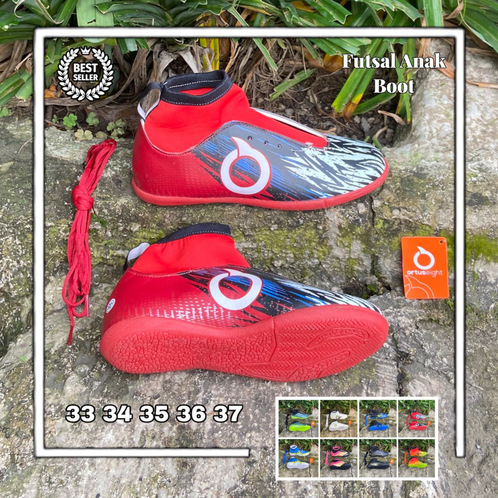 Jual Sepatu Futsal Ortus Anak SD SMP Model Terbaru Motif Macan | Shopee ...
