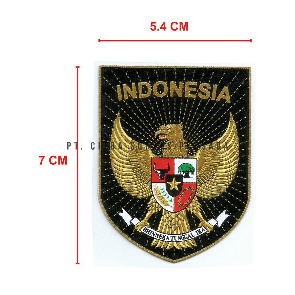 Jual 3D TPU Emboss Transfer Label logo Garuda Timnas | Shopee Indonesia