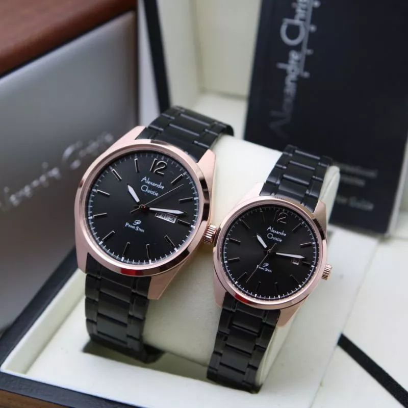 Jual JAM TANGAN COUPLE AC 1012 ALEXANDRE CHRISTIE COUPLE ORIGINAL ...