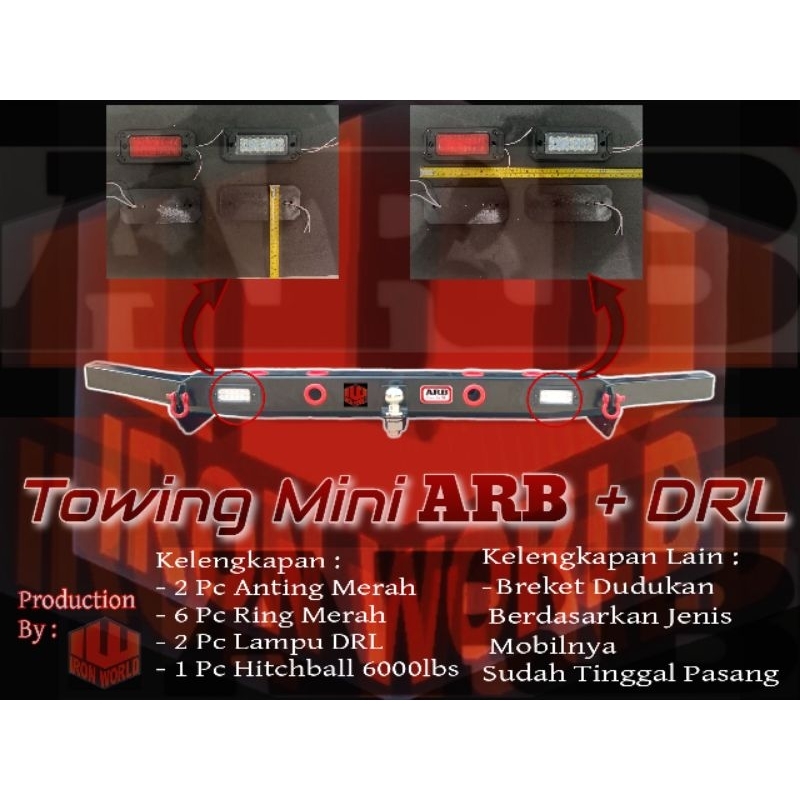 Jual TOWING ARB BELAKANG MINI + DRL | Shopee Indonesia