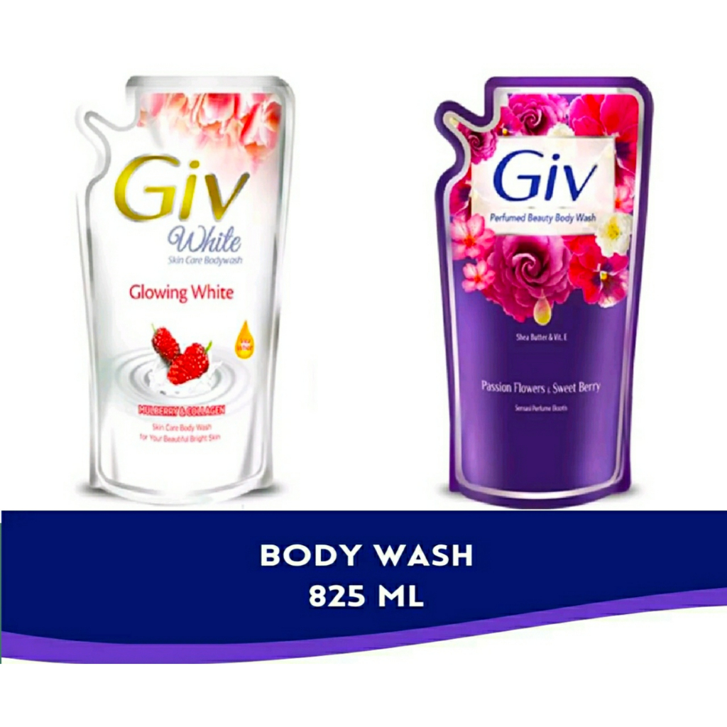 Jual GIV Body Wash 825ml Mulberry & Collagen & Passion Flowers | Shopee ...
