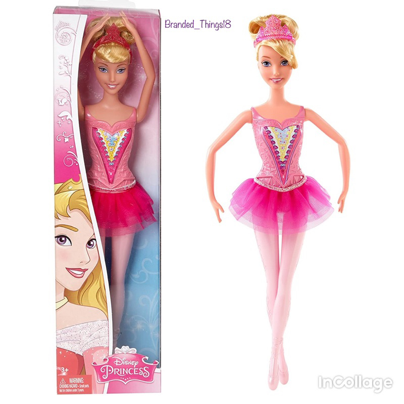 Jual Boneka Disney Princess Ballerina Aurora Ballet Balet Pink Dress ...
