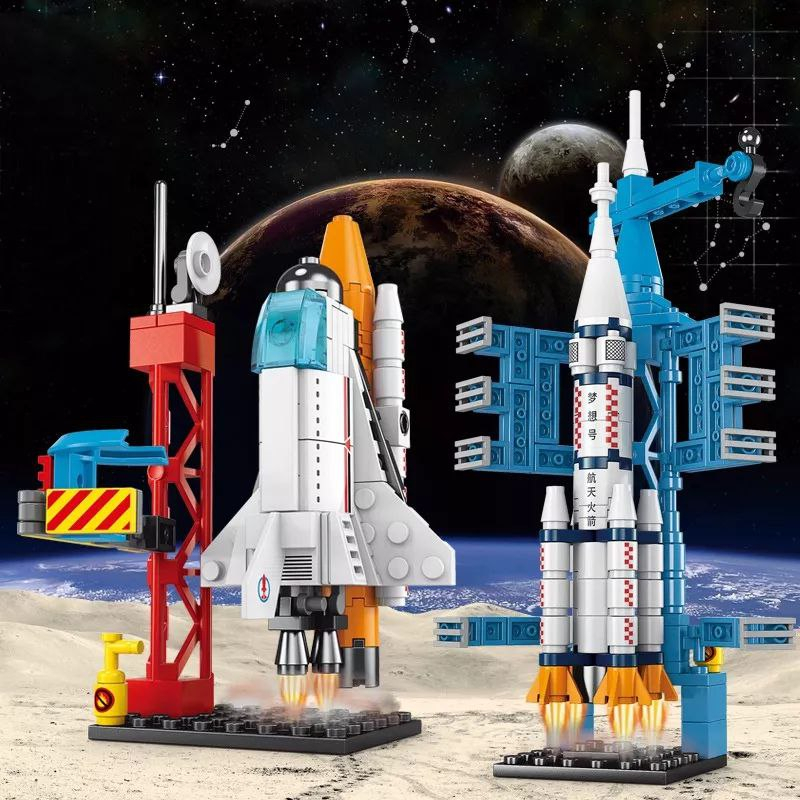 Jual Mainan Edukasi Mini Brick Rocket Space Shuttle | Mainan Balok ...