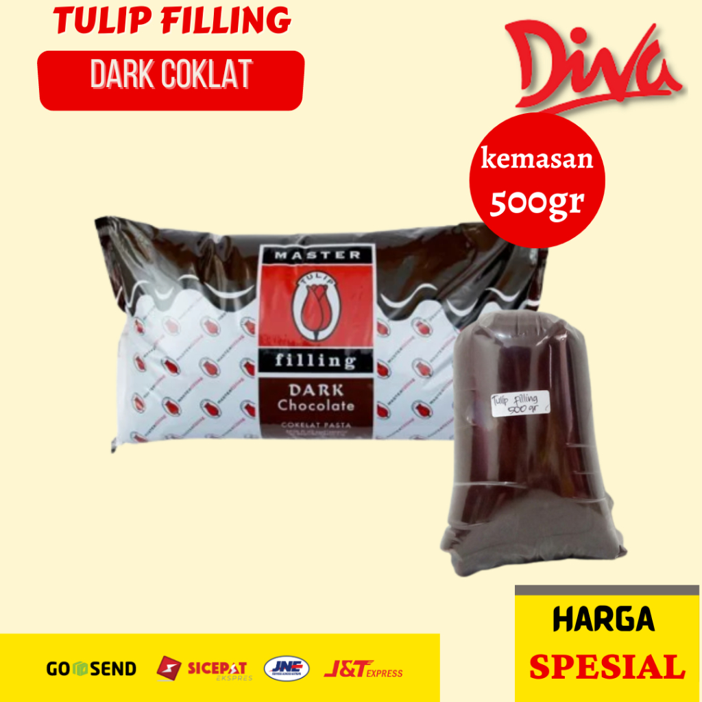 Jual Tulip Filling | Kemasan Tulip isian Coklat | Shopee Indonesia