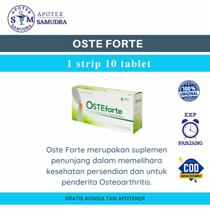 Jual OSTE FORTE TABLET - 1 STRIP (untuk tulang) | Shopee Indonesia