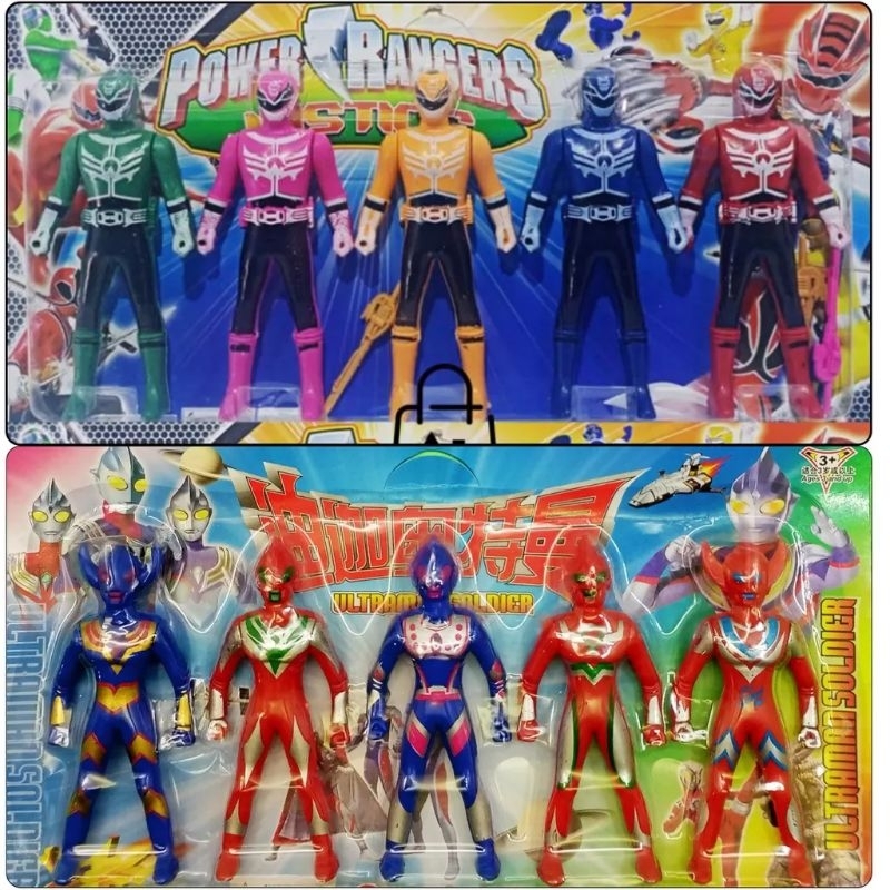 Jual SET POWER RANGERS MAGIC HEROES ISI 5 0678 | Shopee Indonesia