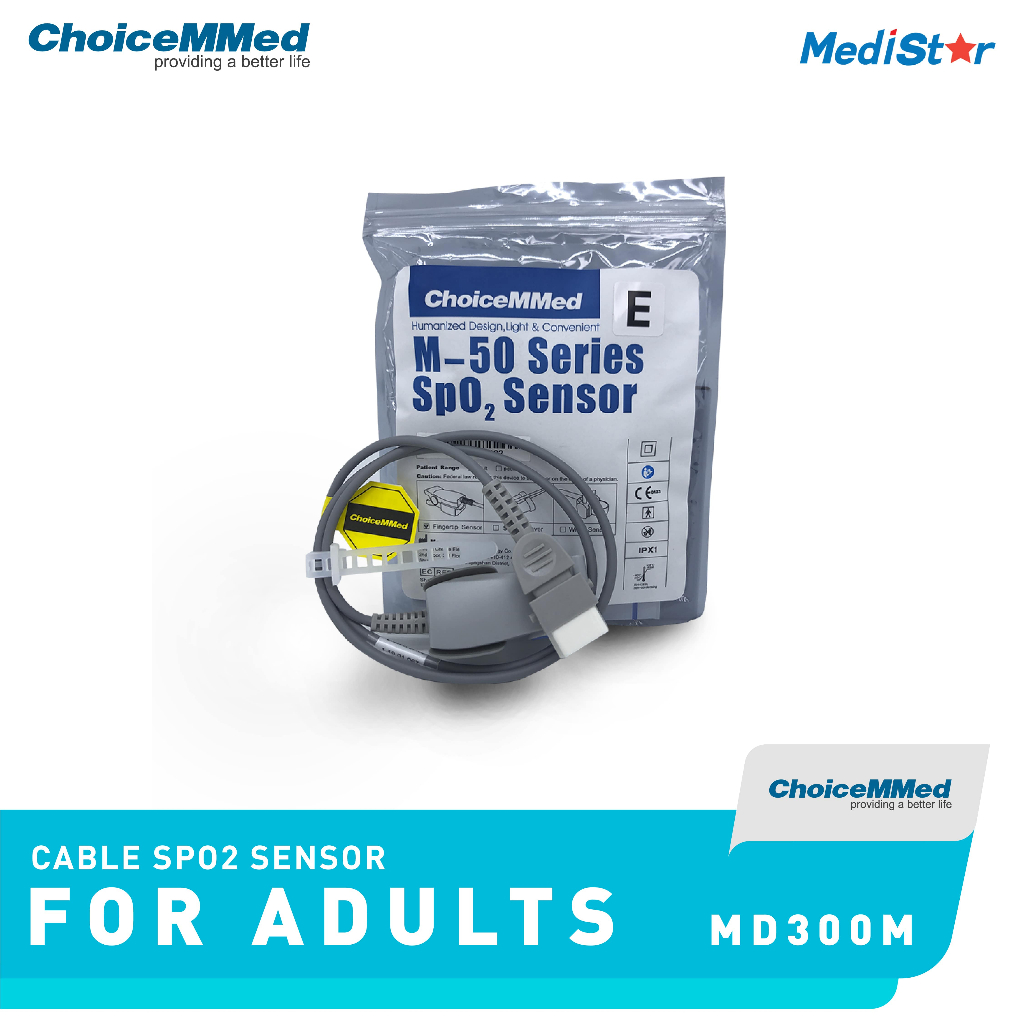 Jual CHOICEMMED - Cable SpO2 Sensor Untuk Dewasa MD300M | Shopee Indonesia