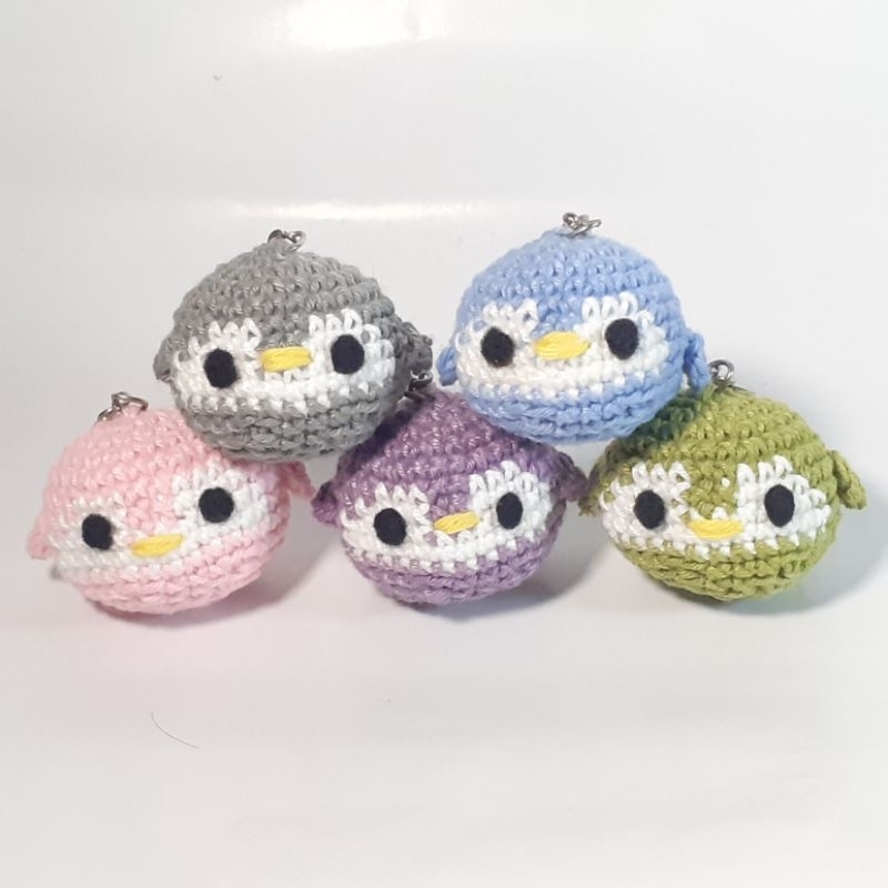 Jual Amigurumi Kepala Penguin Mini | Gantungan Kunci Amigurumi ...